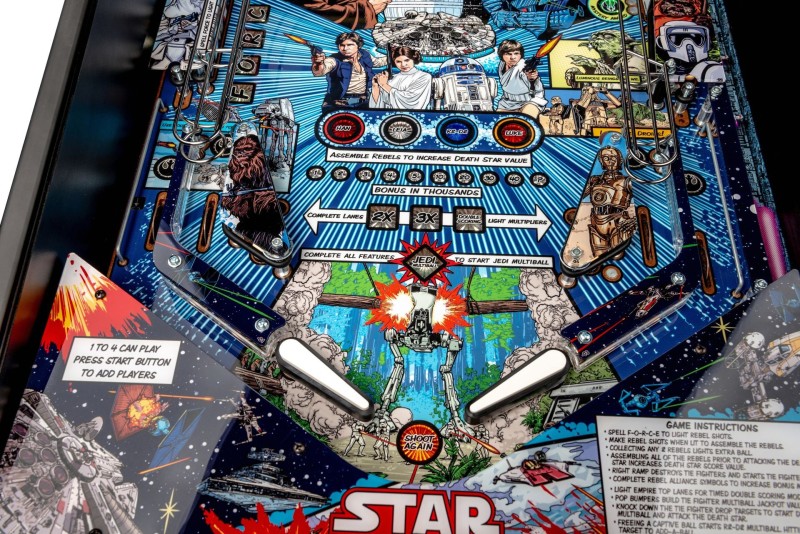 Flipper Star Wars Comic Art Pin - Stern Pinball | Lyon Flipper