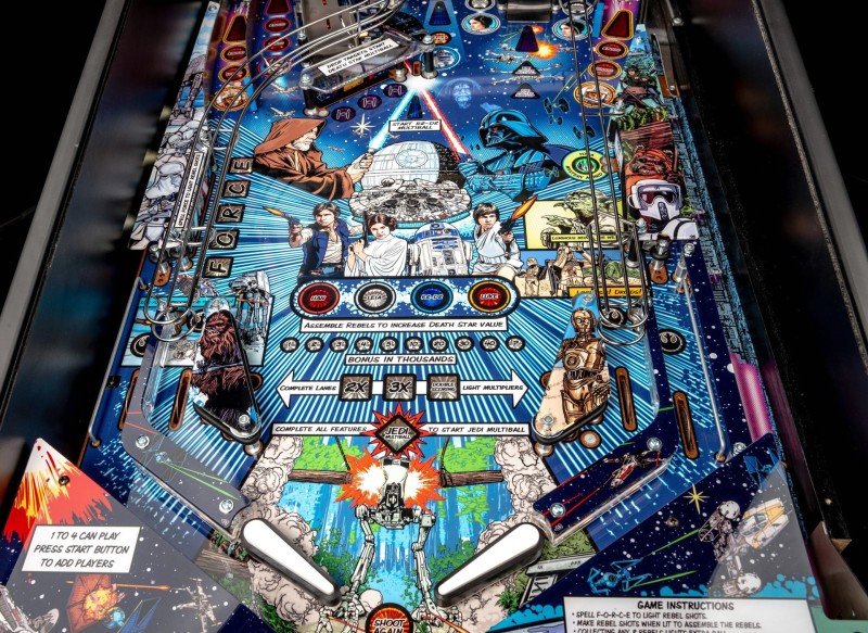 Flipper Star Wars Comic Art Pin - Stern Pinball | Lyon Flipper